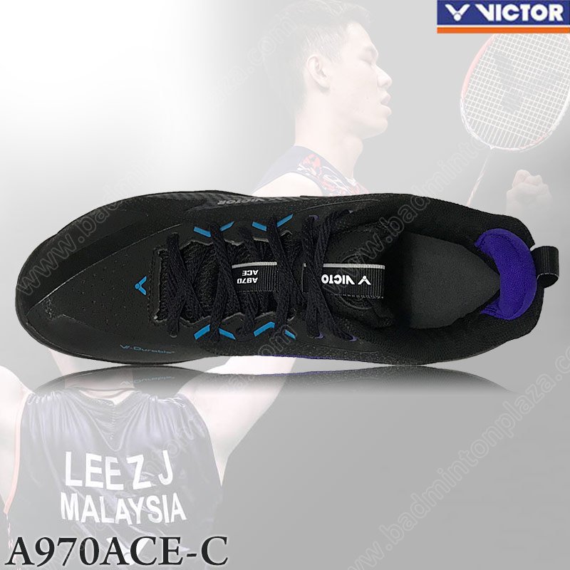 Badminton Shoes - VICTOR - VICTOR ALL-AROUND A970ACE Badminton Shoes Black (A970ACE-C ...