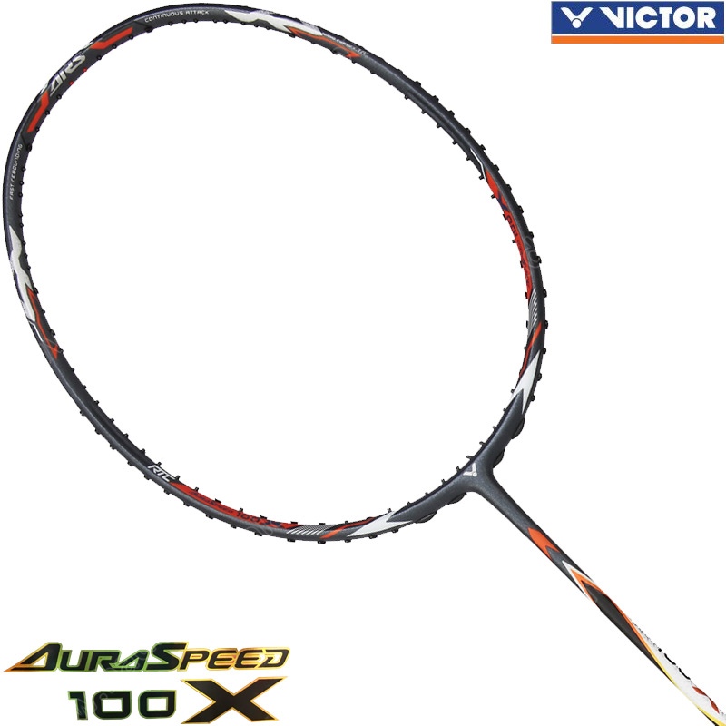 Badminton Racket - VICTOR - AURASPEED - VICTOR AURASPEED 100X NEW (ARS ...