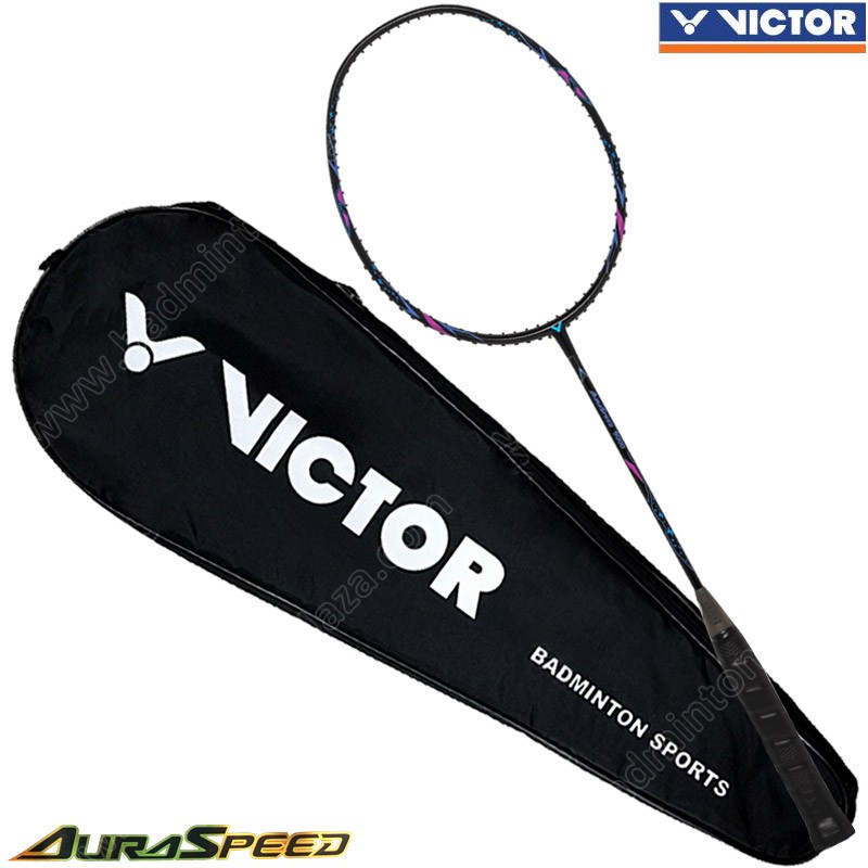 Badminton Racket - VICTOR - VICTOR AURASPEED 9000 Free Core Black (ARS ...
