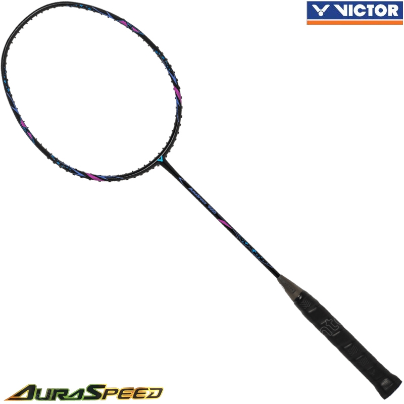 Badminton Racket - VICTOR - VICTOR AURASPEED 9000 Free Core Black (ARS ...
