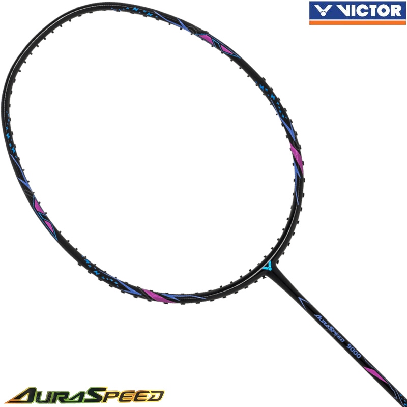 Badminton Racket - VICTOR - VICTOR AURASPEED 9000 Free Core Black (ARS ...