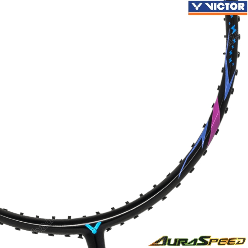 Badminton Racket - VICTOR - VICTOR AURASPEED 9000 Free Core Black (ARS ...