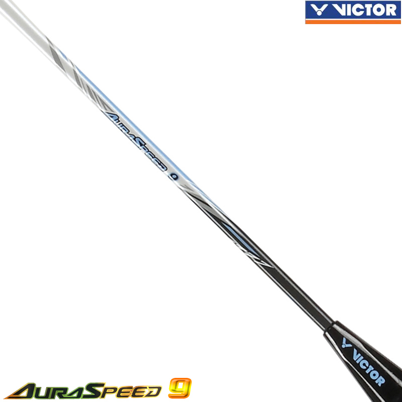 Badminton Racket - VICTOR - AURASPEED - VICTOR AURASPEED 9 White (ARS ...