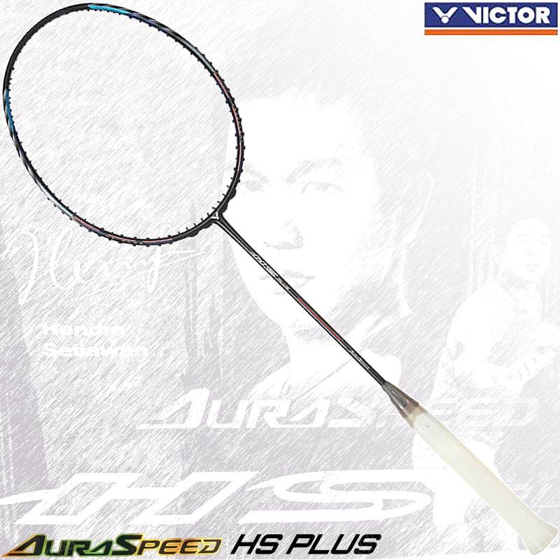 VICTOR AURASPEED HS PLUS Black (ARS-HS-PLUS-C) - Badminton Plaza Dot Com