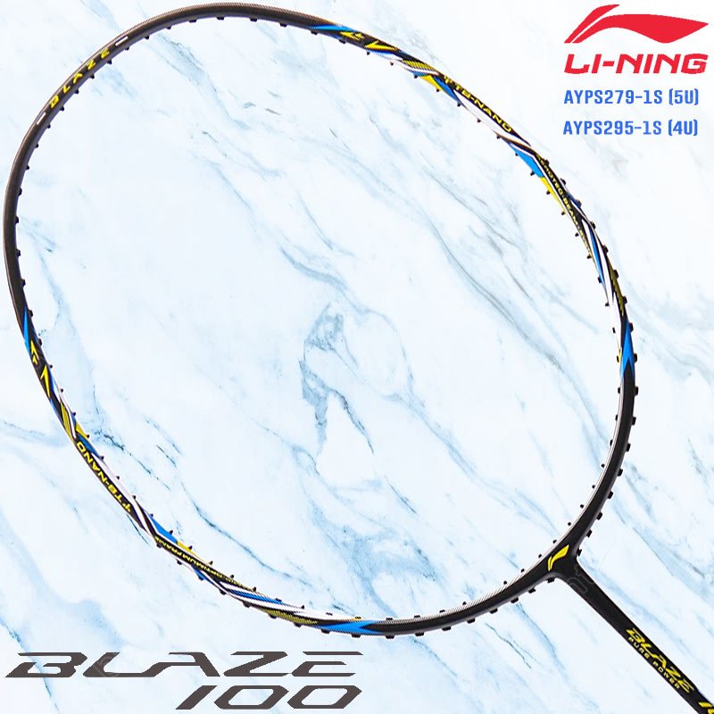 Badminton Racket - LI-NING - BLADEX - LI-NING BLAZE 100 Free! String ...