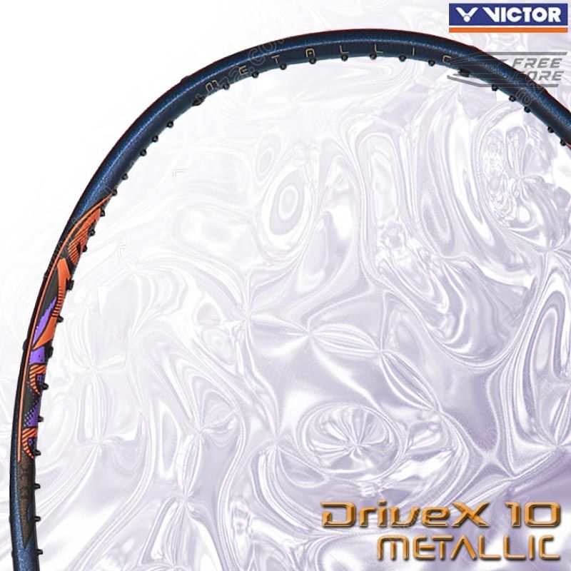 Badminton Racket - VICTOR - DRIVEX - VICTOR DriveX 10 METALLIC BLUE ...