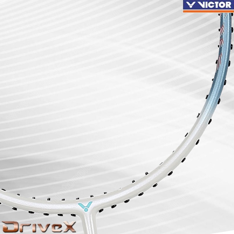 Badminton Racket - VICTOR - DRIVEX - VICTOR DRIVEX O Light Blue 4U (DX ...