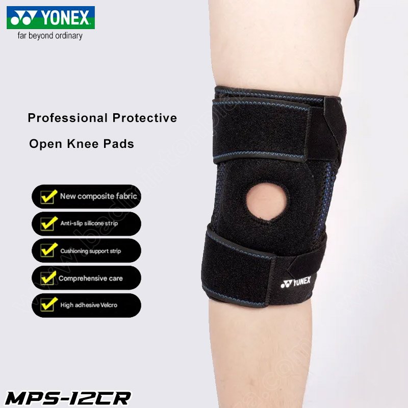 Accessories - Supporter - YONEX MPS-12CR Protective Open Knee Pads ...