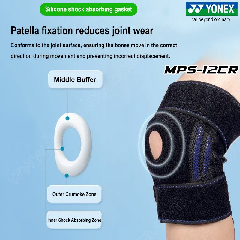 Accessories - Supporter - YONEX MPS-12CR Protective Open Knee Pads ...