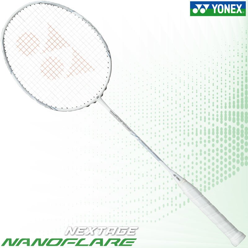 Badminton Racket - YONEX - NANOFLARE - YONEX NANOFLARE NEXTAGE White/Gray (NF-NX-WG) - Badminton ...