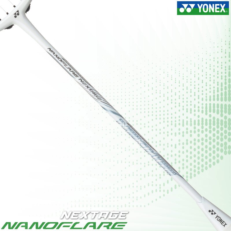 Badminton Racket - YONEX - NANOFLARE - YONEX NANOFLARE NEXTAGE White/Gray (NF-NX-WG) - Badminton ...