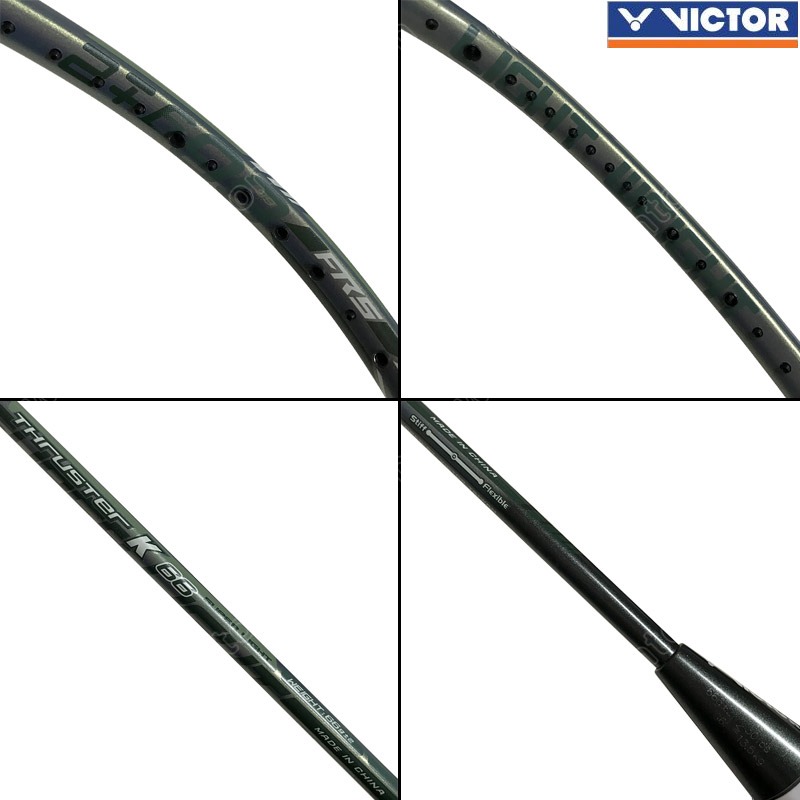 Badminton Racket - VICTOR - THRUSTER K - VICTOR TK-66 Super Light 66 ...