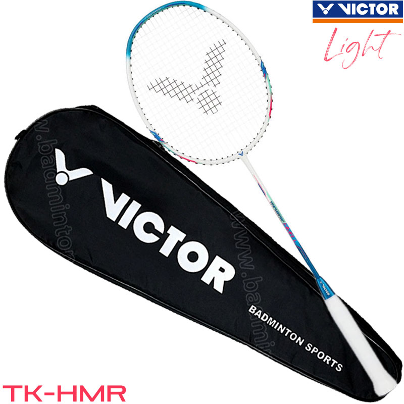 Badminton Racket - VICTOR - VICTOR THRUSTER K HMR LIGHT White (TK-HMRL ...