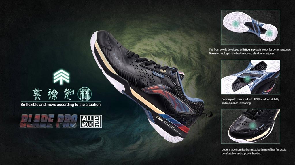 Badminton Shoes - LI-NING - LI-NING BLADE PRO Professional Badminton ...