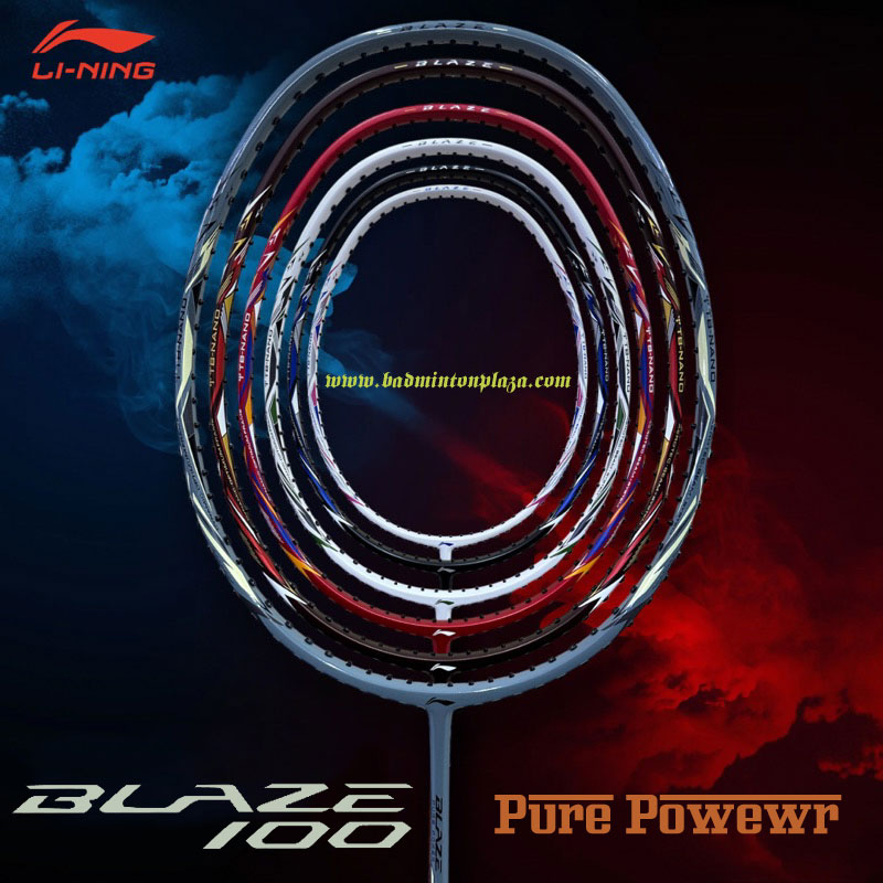 Badminton Racket - LI-NING - BLADEX - LI-NING BLAZE 100 Pearl White ...