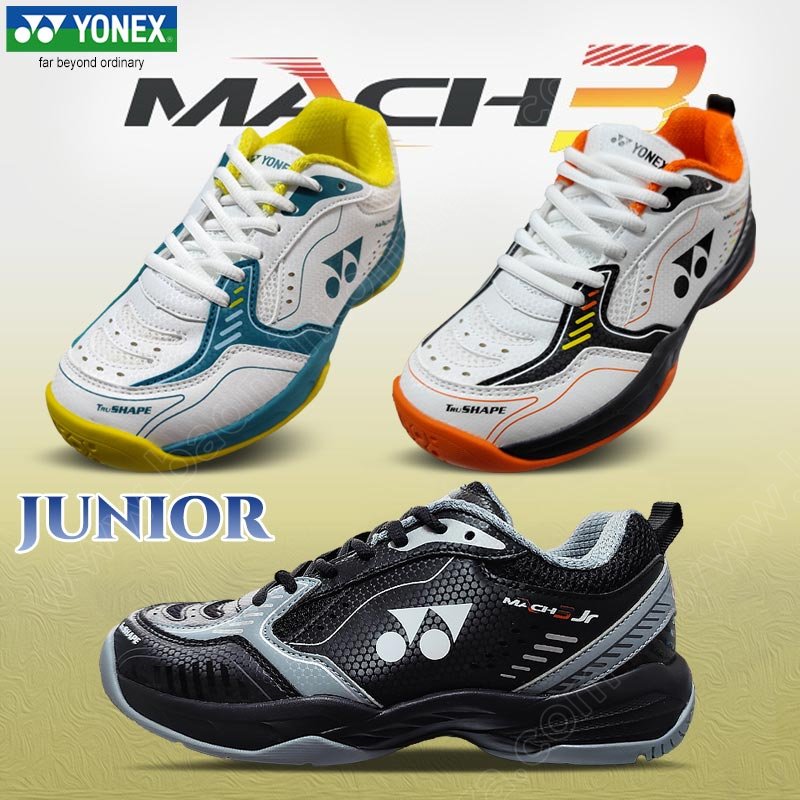 Badminton Shoes - YONEX - Junior - YONEX Junior Badminton Shoes MACH-3 ...
